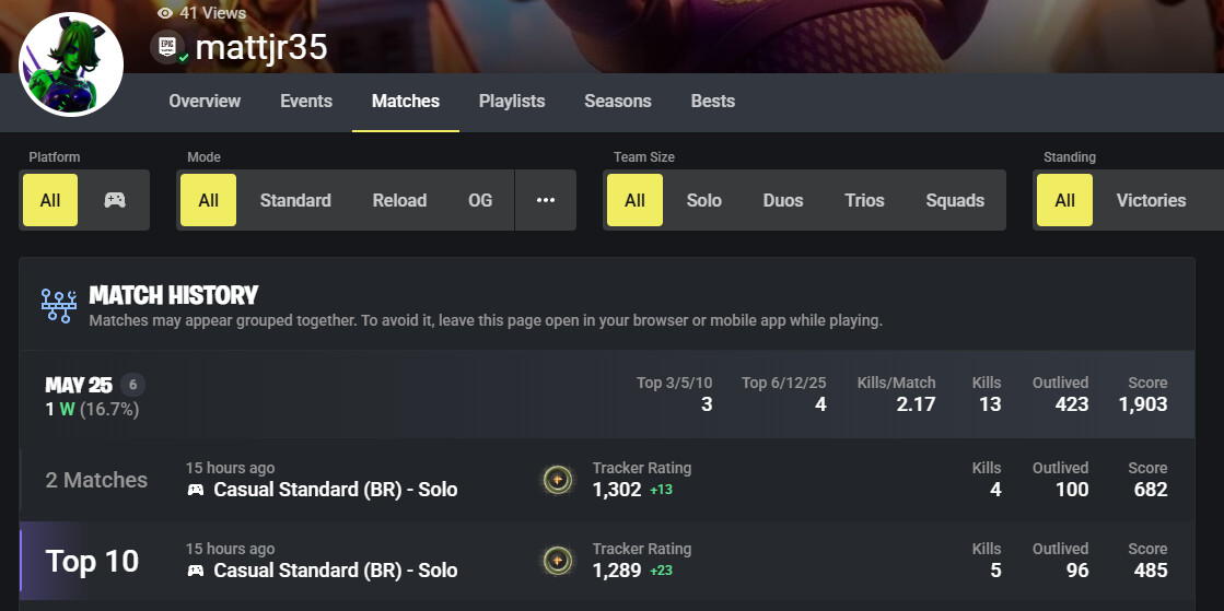 Fortnite not updating - Mobile App - Tracker Network