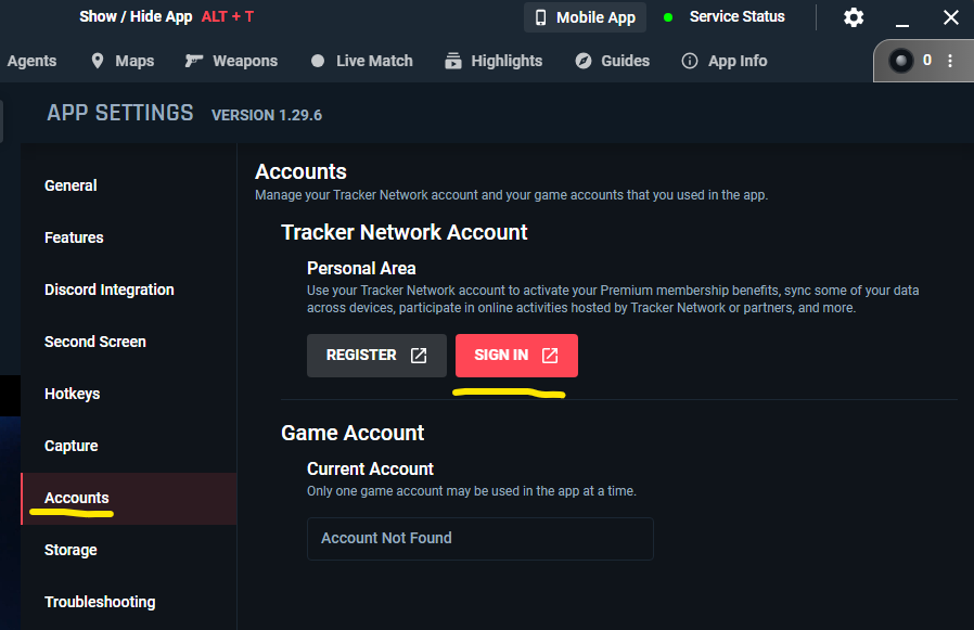 How to add TRN to valorant - Overwolf Apps - Tracker Network